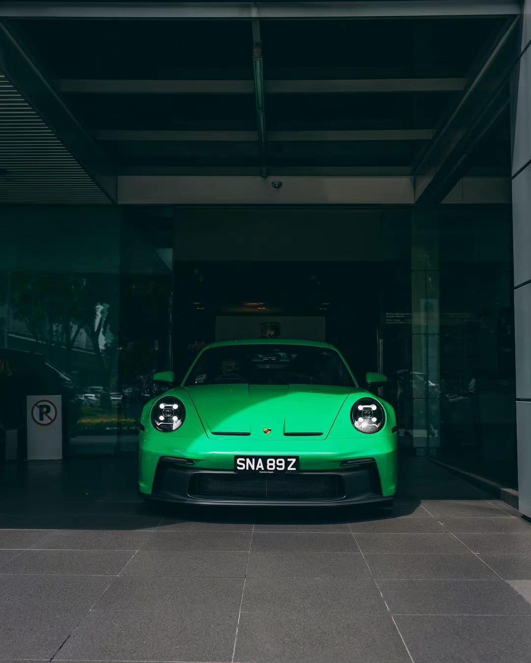 保时捷911保时捷 911 GT3（Python Green） #保时捷911#_保时捷911社区_易车社区