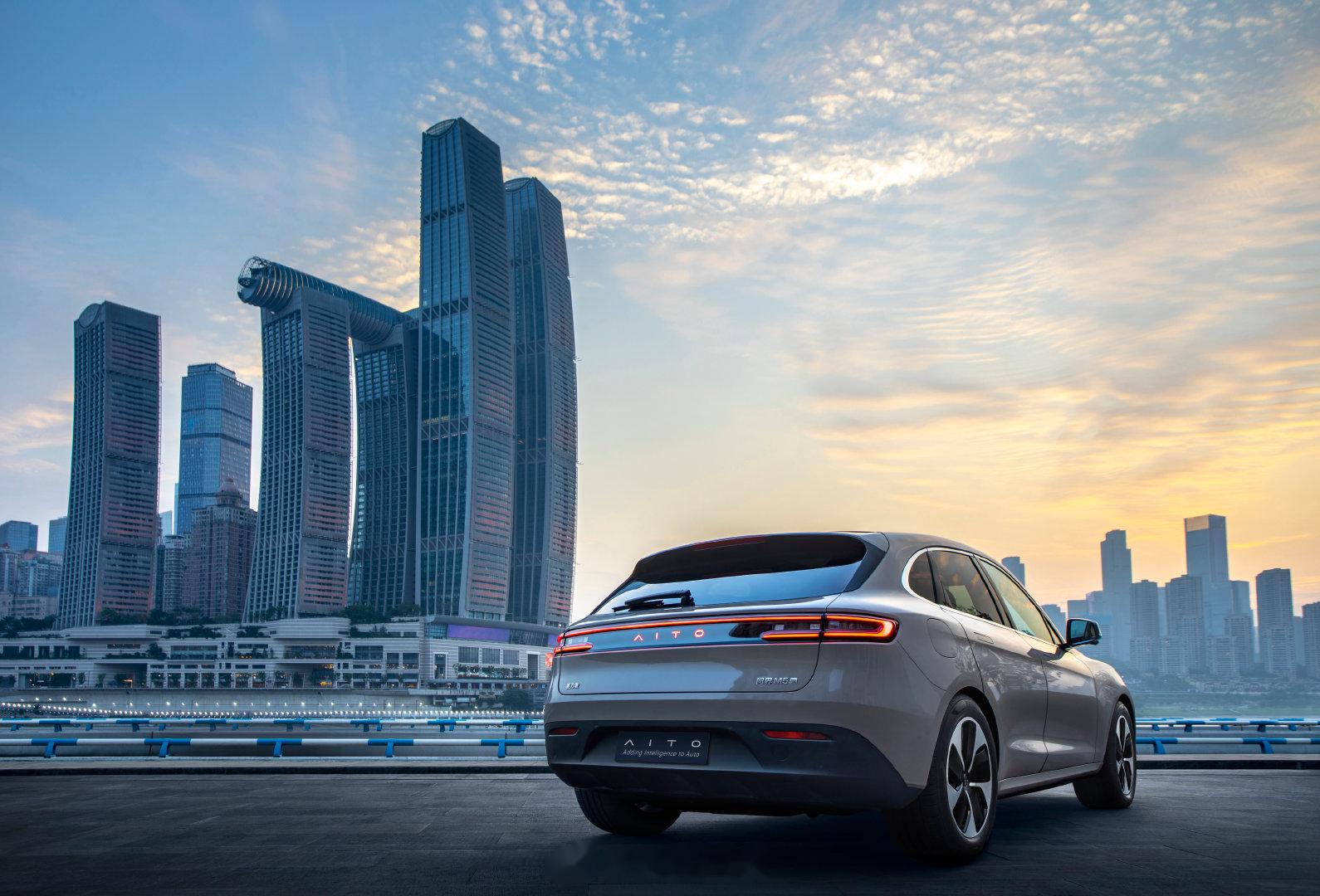 【华为深度赋能的AITO品牌首款纯电车型——#AITO问界M5EV# 正式曝光新_问界M5社区_易车社区