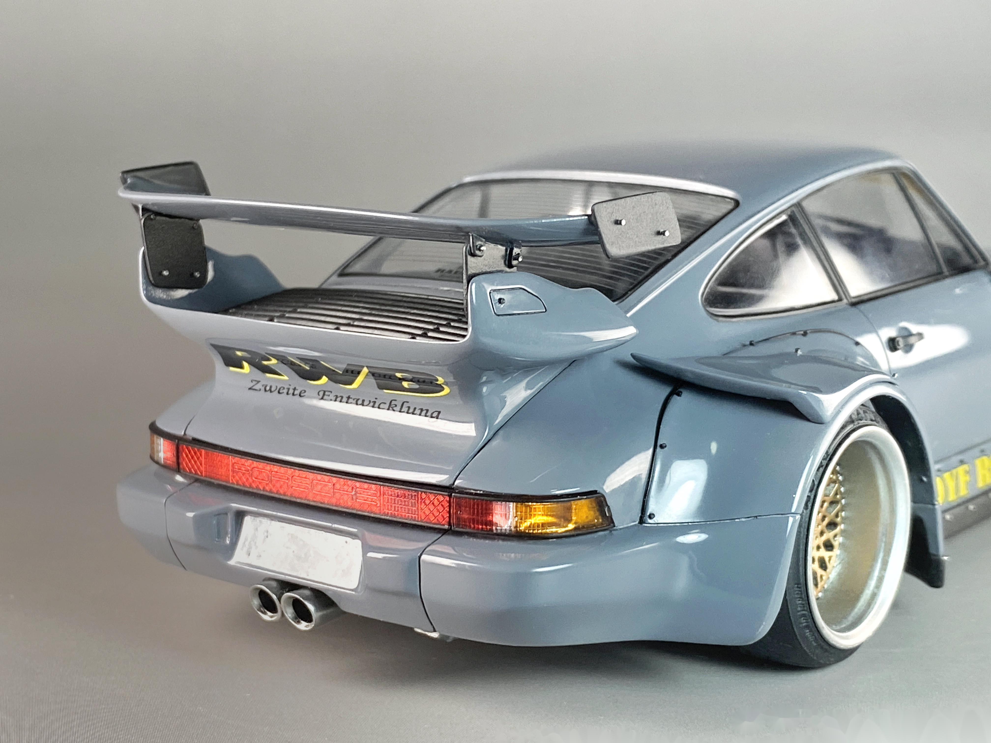 田宫 1/24 PORSCHE 930 RWB KIT 许个小愿望，加班可以，不_undefined_易车社区