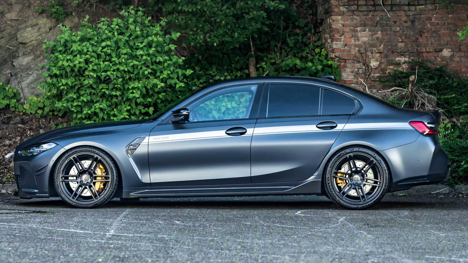 【Manhart MH3 GTR 将 BMW M3 Competition 调整_undefined_易车社区