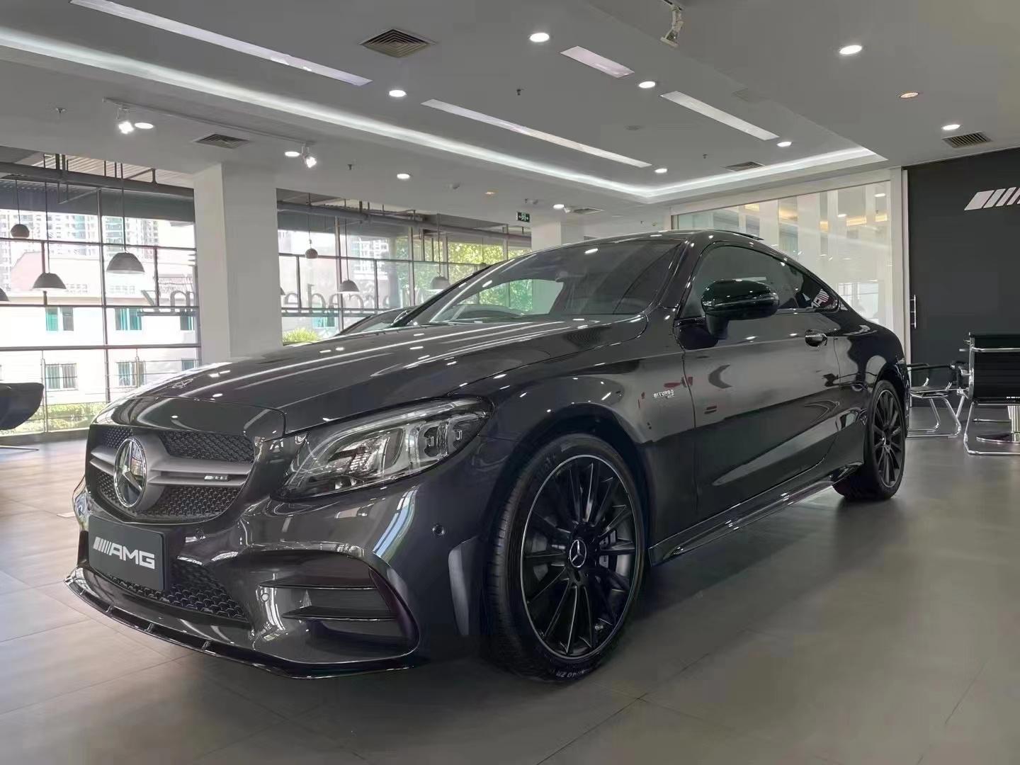 amg AMG C43 Coupe 石墨灰外观 黑色内饰 搭配红色手工缝线 双门_奔驰C级 AMG社区_易车社区