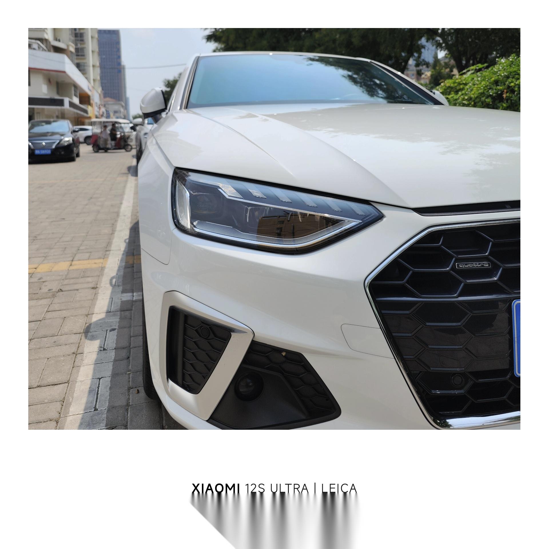 刚刚给我的小白胖洗完澡希望这次不负我大中午快热晕的状态洗车多撑几天在下雨 商丘#_奥迪A4L社区_易车社区