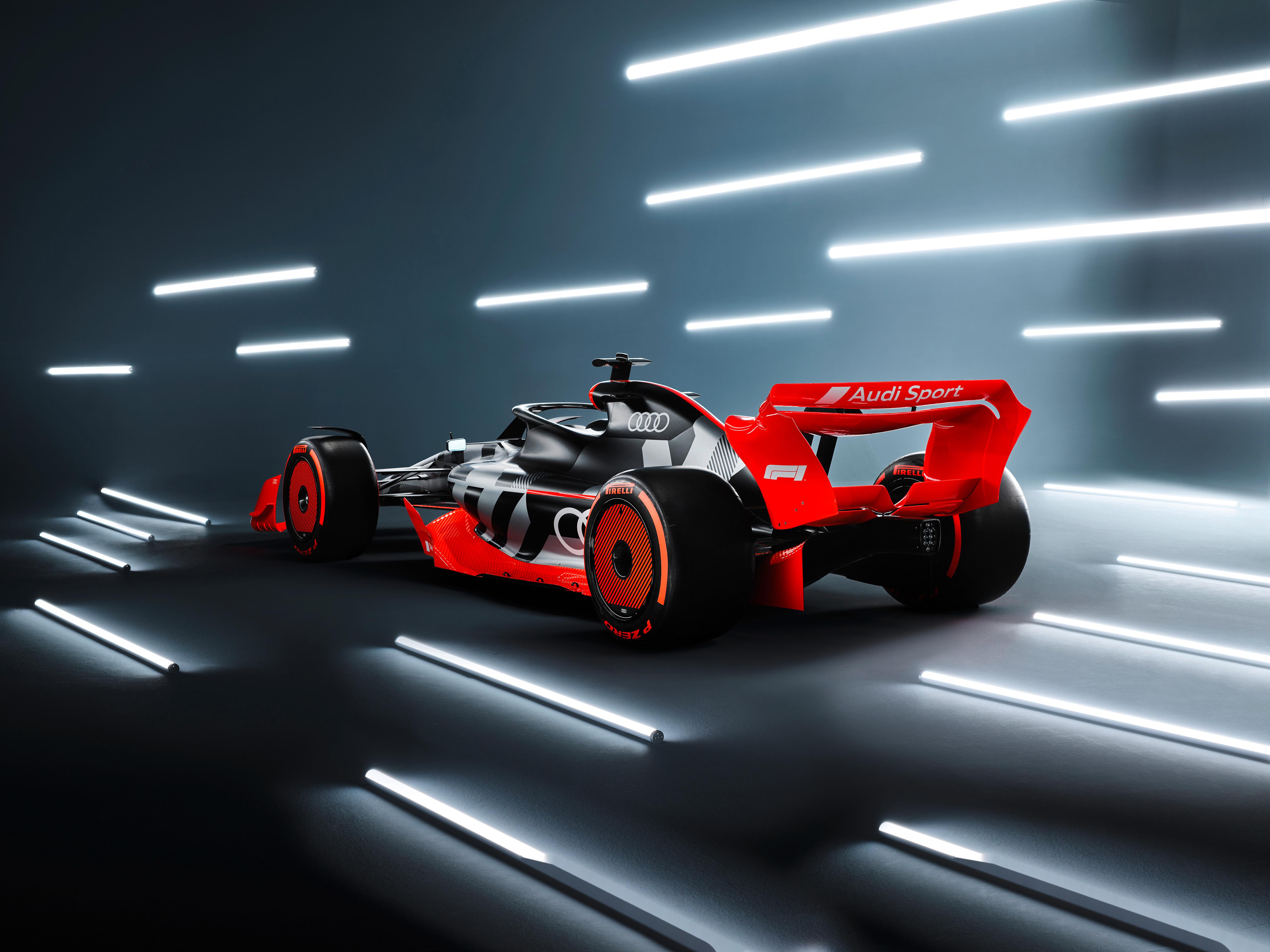 奥迪F1涂装展示车超清壁纸（分辨率：5000） 德系车#德系车##奥迪##f1#_undefined_易车社区