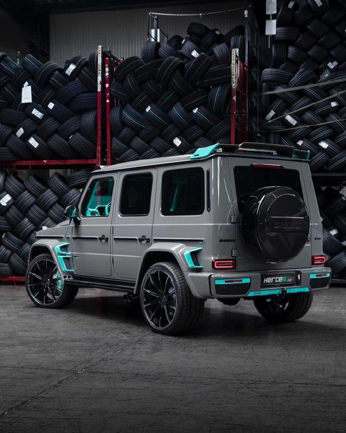 “Nardo Grey” x “Tiffany Blue”Brabus 800 _博速G级社区_易车社区