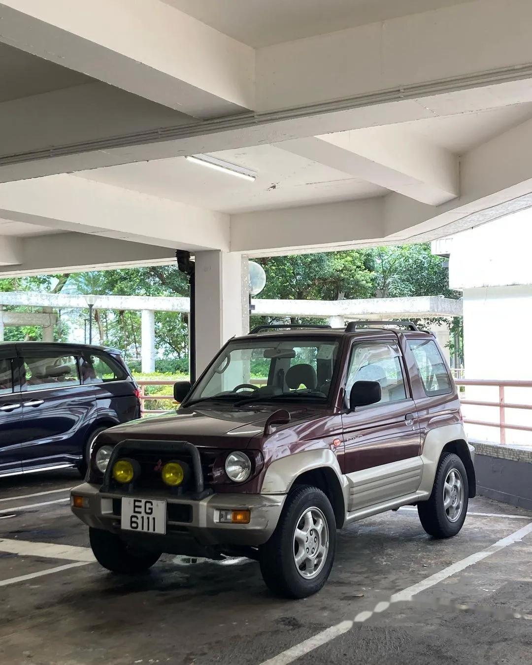 经典三菱帕杰罗JR 看老车比新车有意思多了 历史就是个圈圈 #油电双休日记#_帕杰罗社区_易车社区