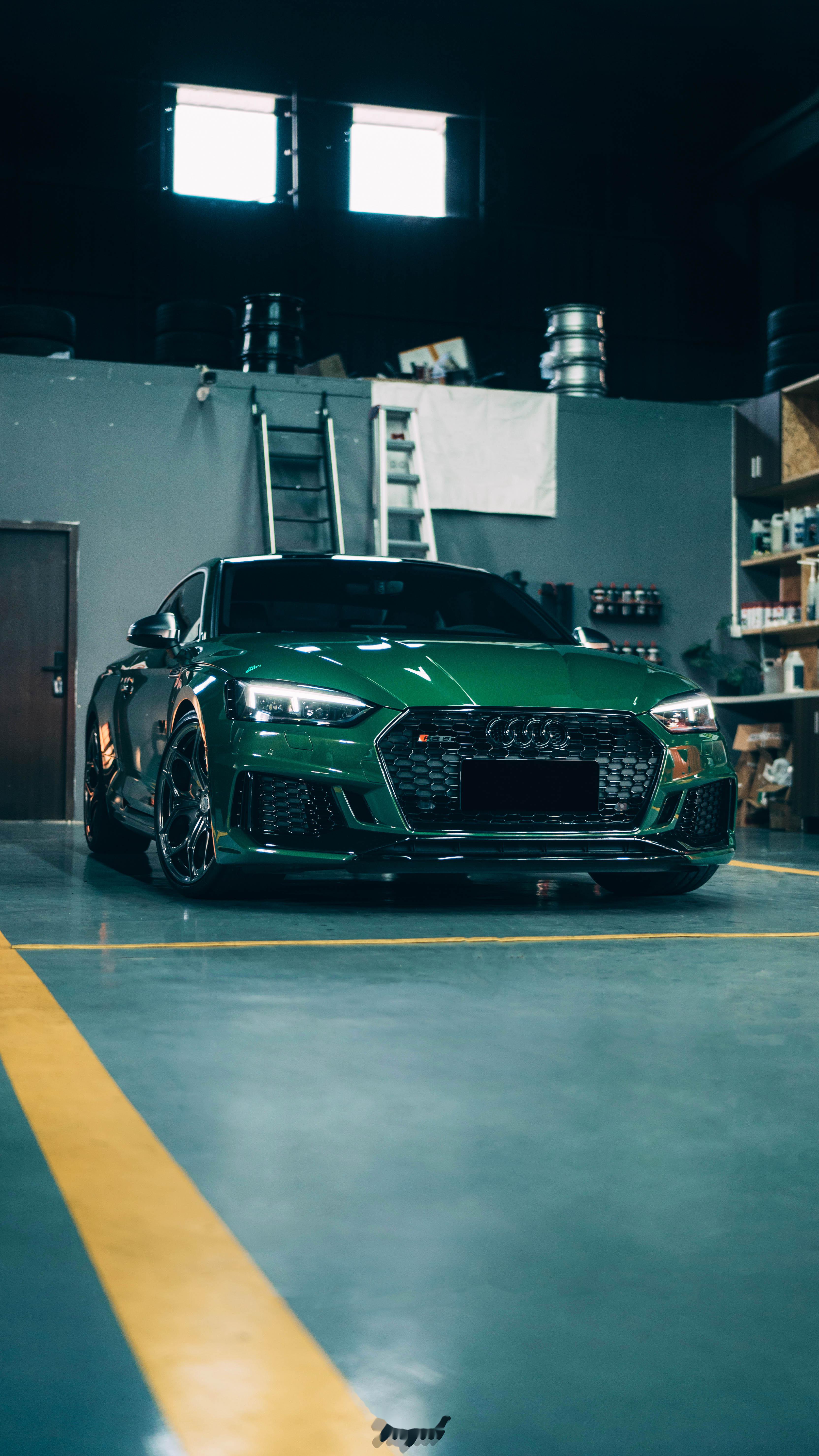 索诺马绿 Audi RS5 Coupe 🫑 @改车志 @歐比邁allbemin_undefined_易车社区