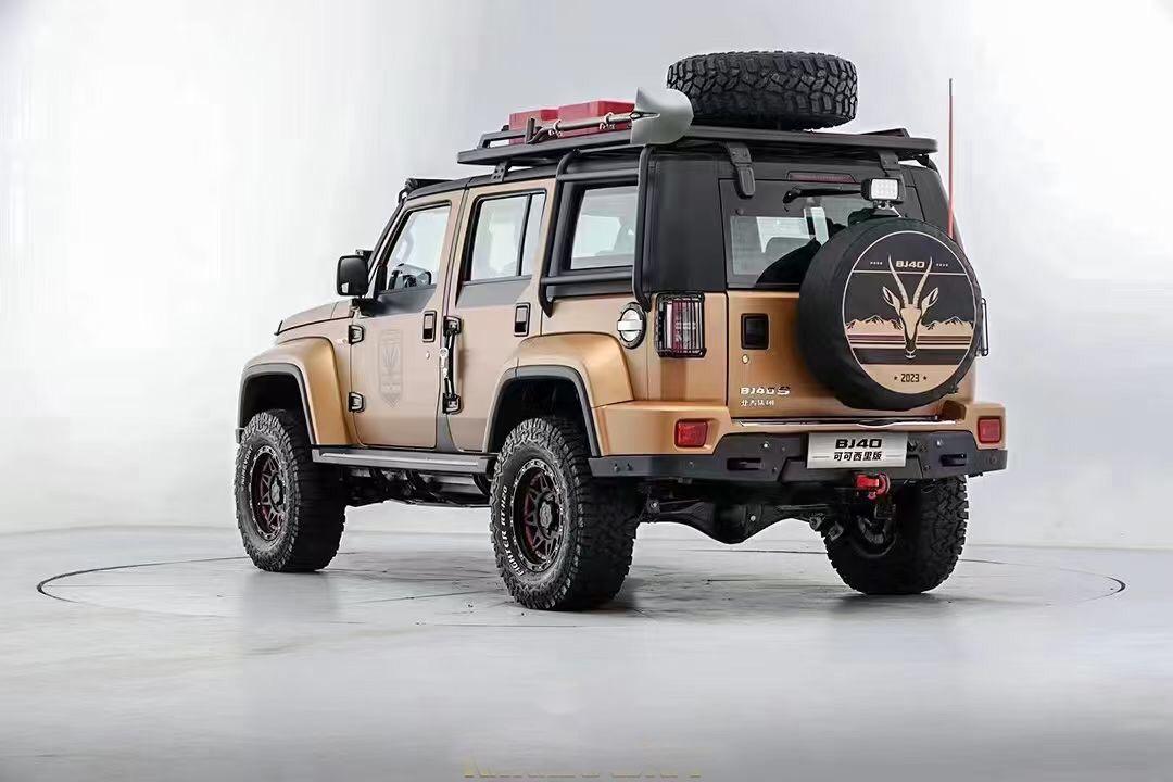 北汽BJ40可可西里版 基于环塔冠军版改装而来 黑金配色灵感来源于藏羚羊 _北京BJ40社区_易车社区