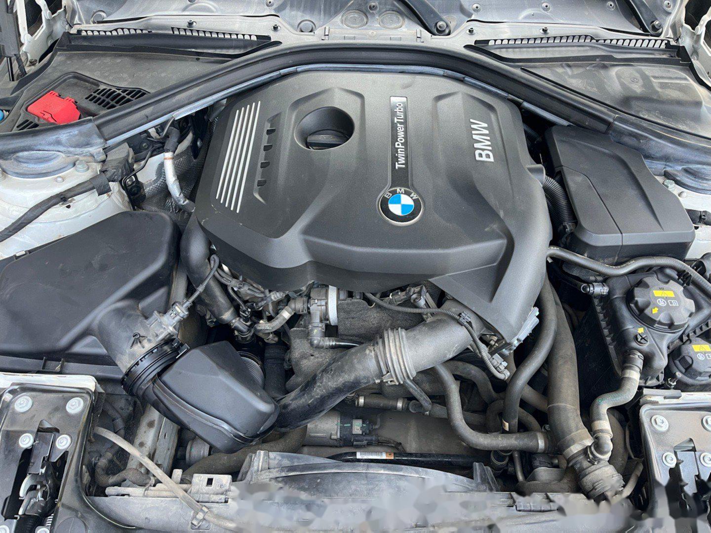 3系 F35 5万公里数 B48发动机更换空气管道、手刹拉线卡子 完工 _宝马3系社区_易车社区