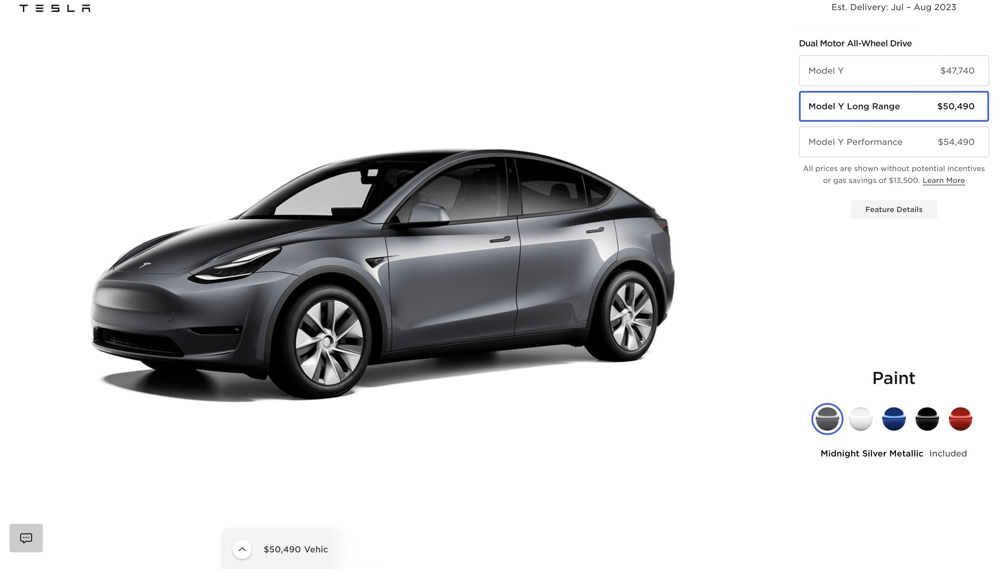 北美地区特斯拉 Model Y 和 Model 3 免费颜色选项从之前的白色变成_Model Y社区_易车社区