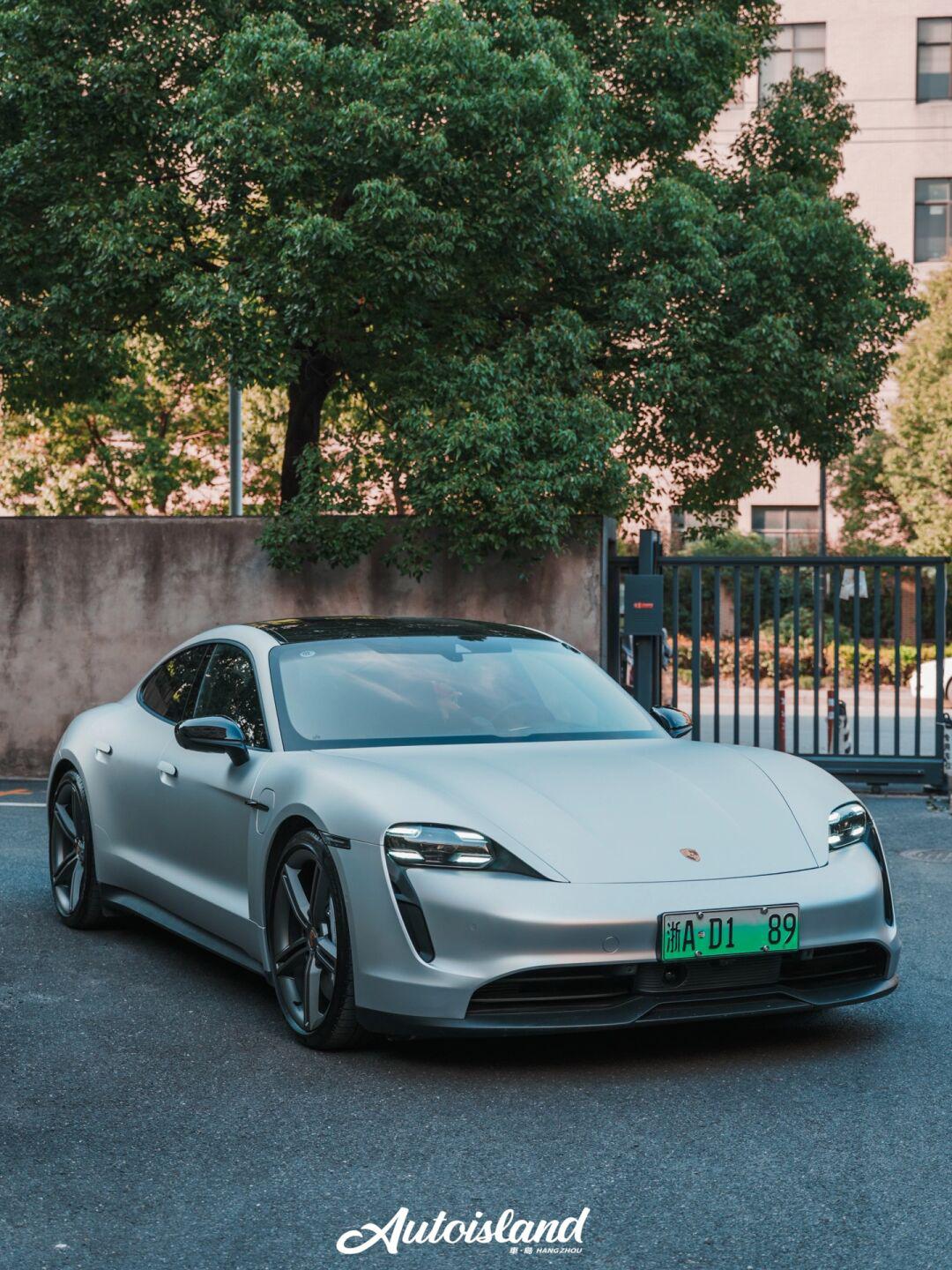 保时捷Taycan 4s改色膜案例_保时捷Taycan社区_易车社区