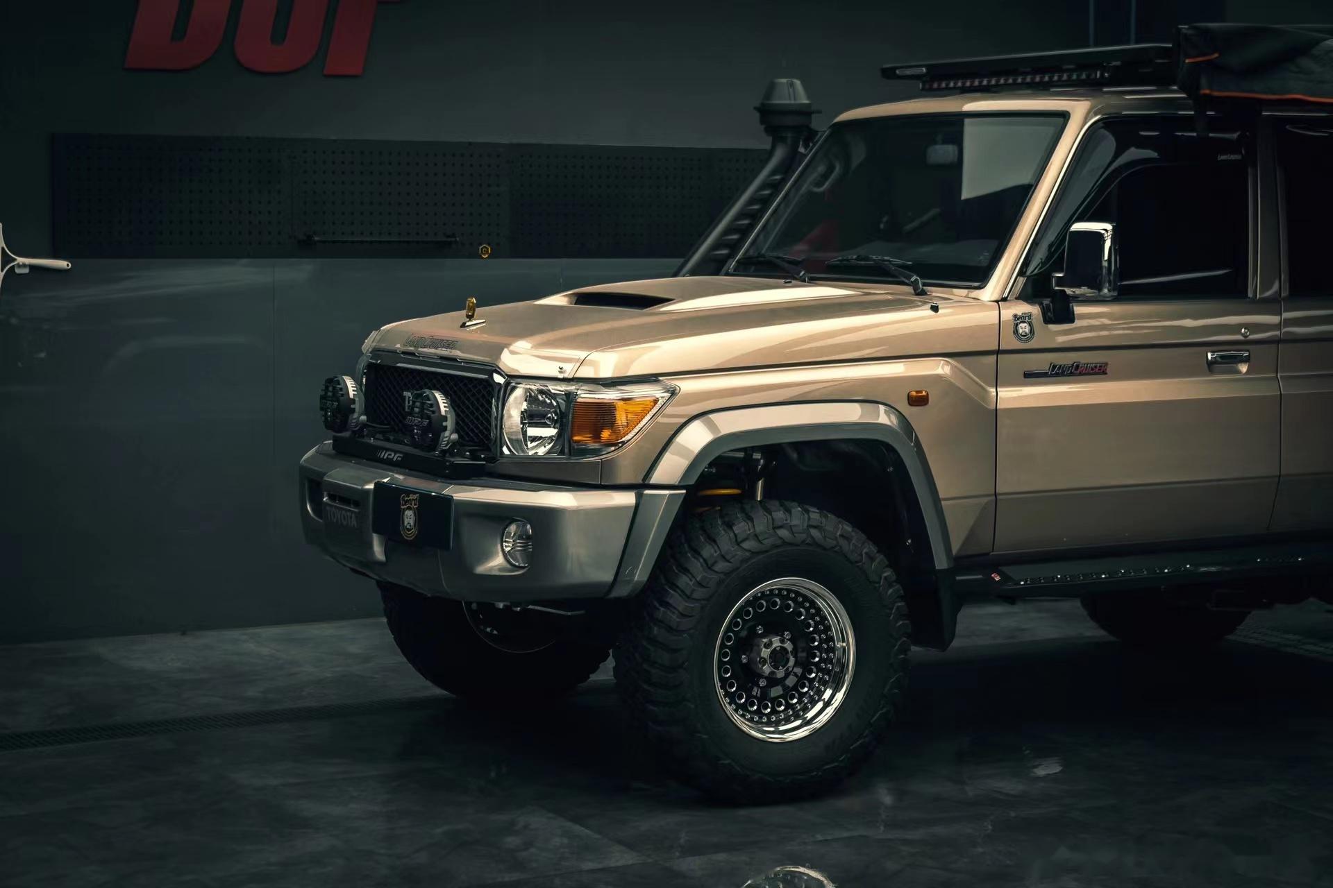 爆改丰田lc76硬派越野活化石/情怀复古车 丰田lc76复古风格改装案例 经典情_汽车杂谈社区_易车社区