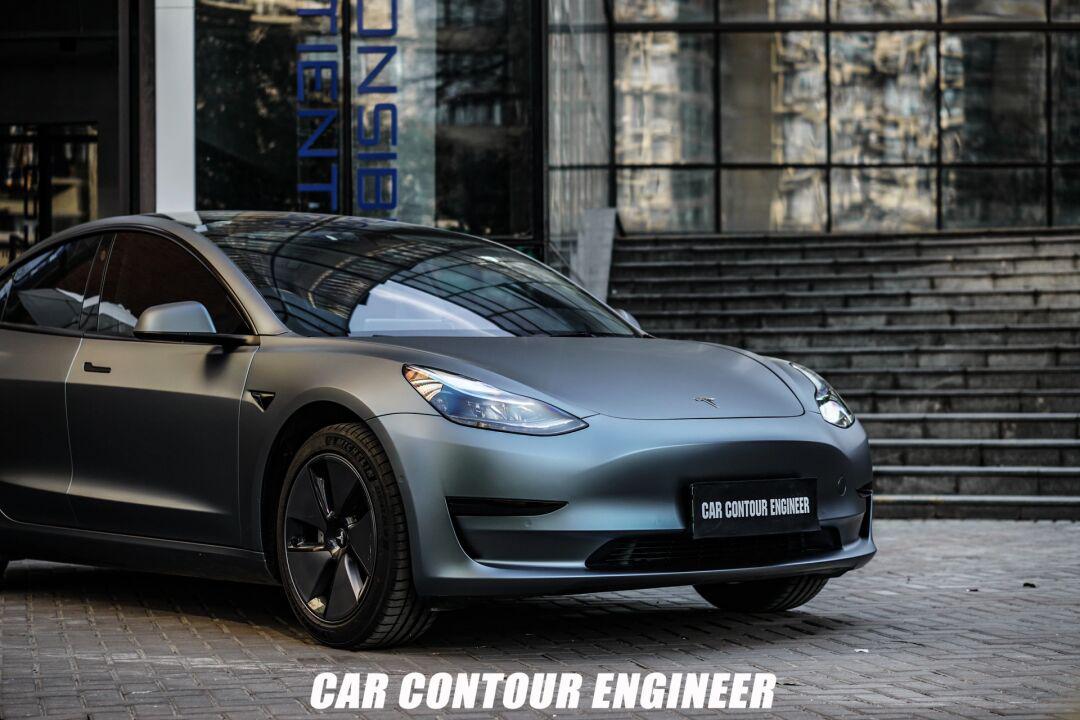 特斯拉Model3_超亚灰蓝_Model 3社区_易车社区