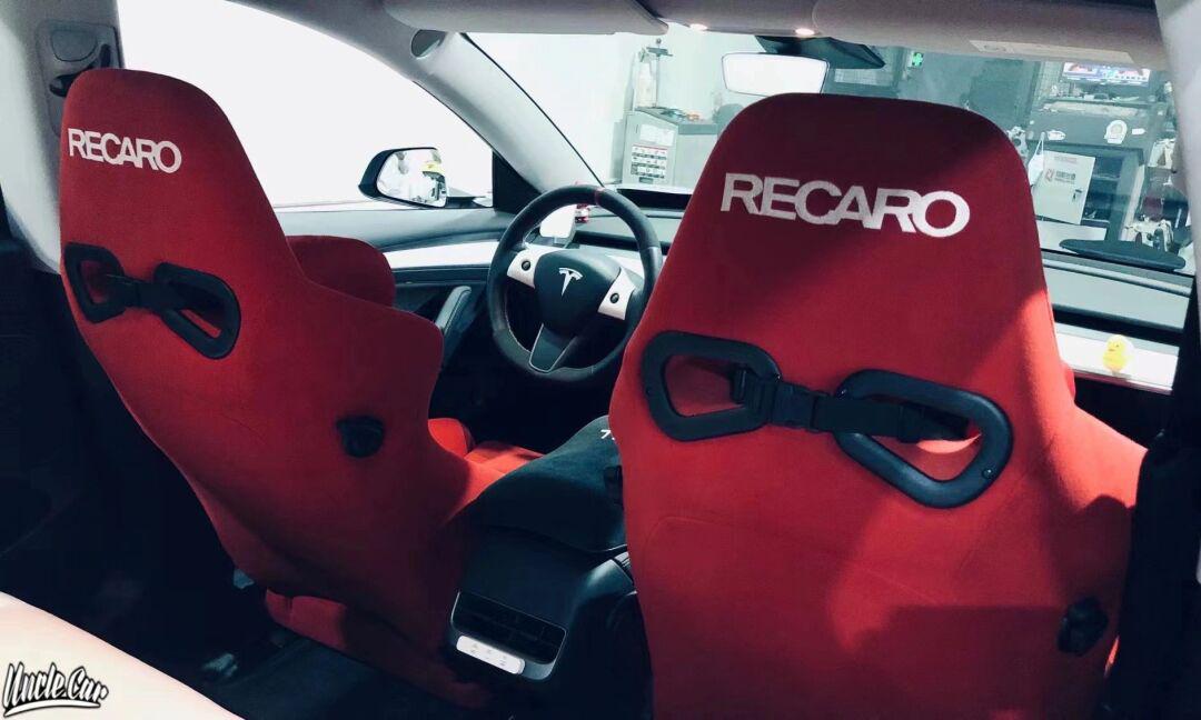 Tesla Model 3P- Recaro SR7 上车_Model 3社区_易车社区