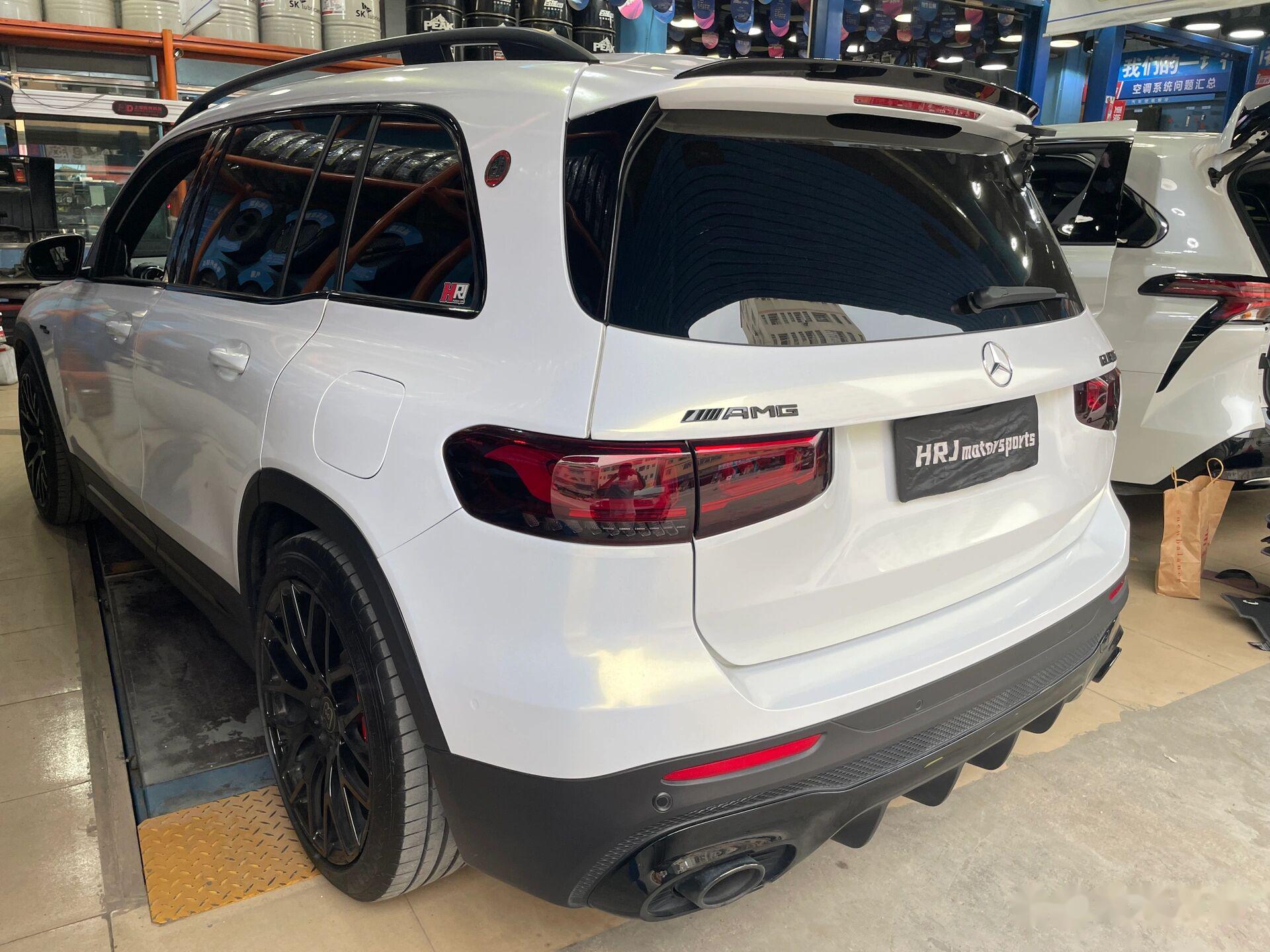 奔驰GLB 220 改装amg35案例 glb220到店更换前后AMG glb3_奔驰GLB社区_易车社区