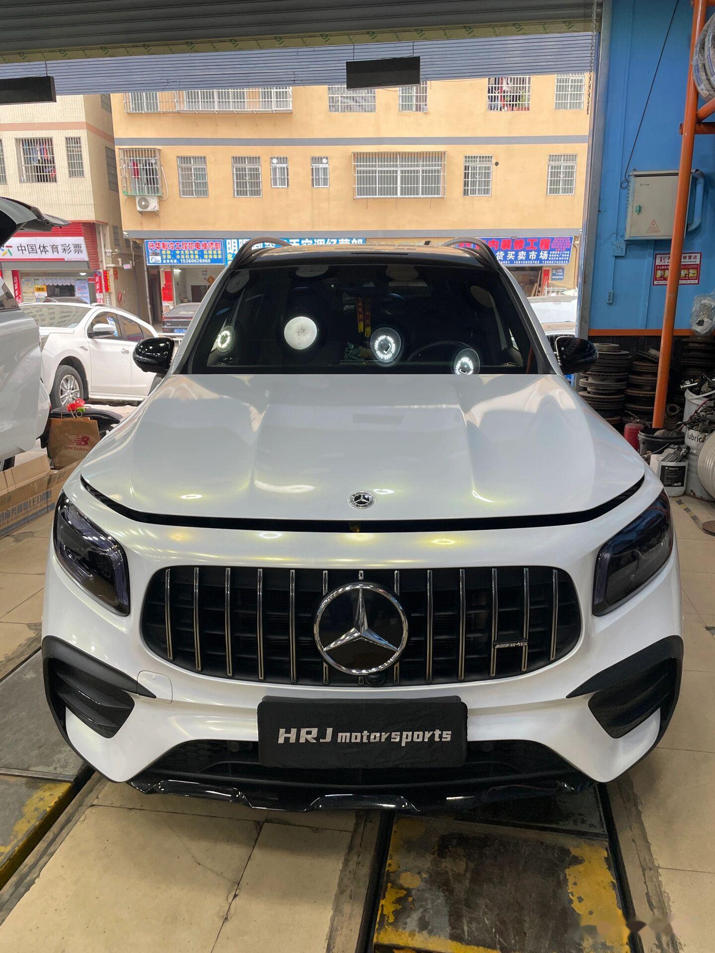 奔驰GLB 220 改装amg35案例 glb220到店更换前后AMG glb3_奔驰GLB社区_易车社区