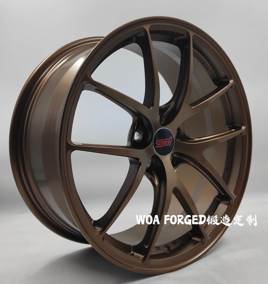 WOA FORGED锻造定制斯巴鲁BRZ STI BBS联名_斯巴鲁BRZ社区_易车社区