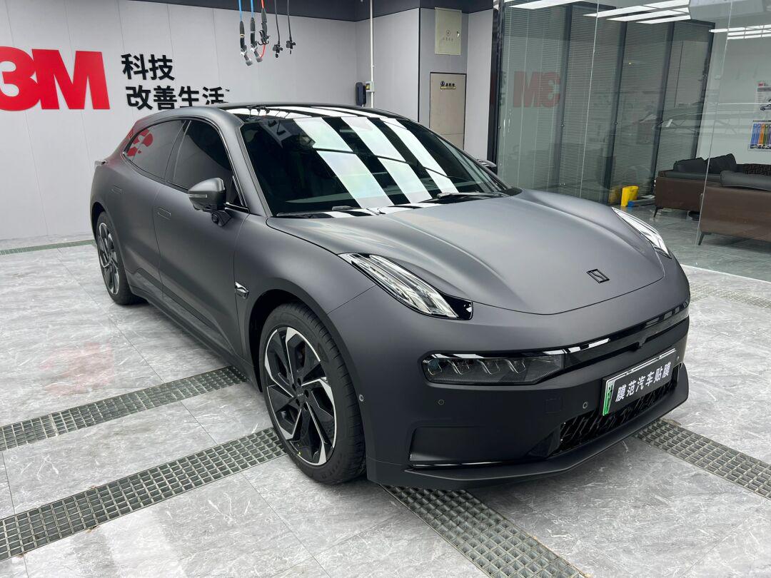 极氪001 黑武士装贴哑光车衣 这质感完美_ZEEKR 001社区_易车社区