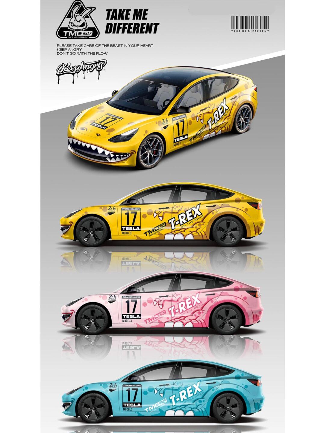 特斯拉modelY改色 | 大暴龙🦖_Model Y社区_易车社区