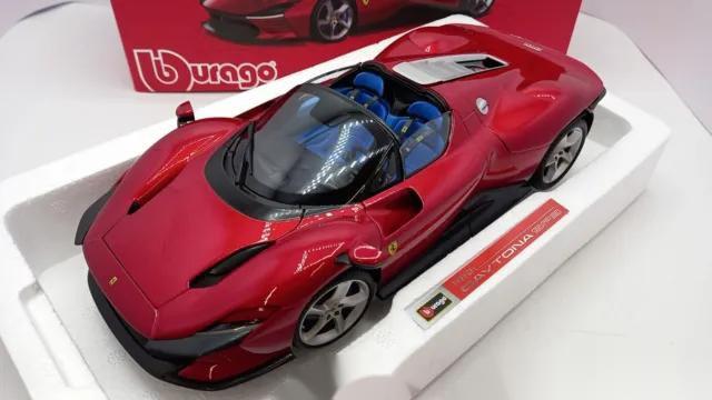 比美高的法拉利Daytona SP3，金属红蓝内不附送车顶，标准红棕内有车顶，盲_Daytona SP3社区_易车社区