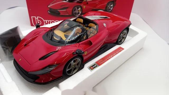 比美高的法拉利Daytona SP3，金属红蓝内不附送车顶，标准红棕内有车顶，盲_Daytona SP3社区_易车社区