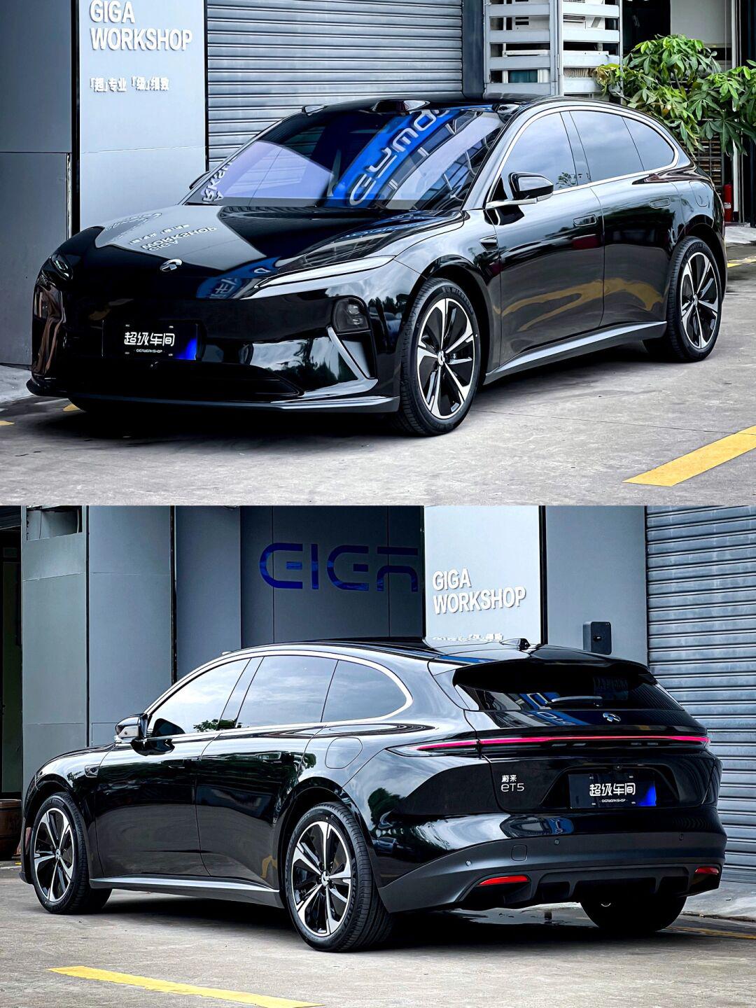 蔚来ET5 Touring变身闪钻黑武士！更酷啦！_蔚来ET5T社区_易车社区