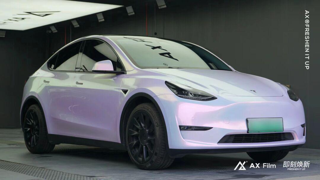 特斯拉Model Y AX中金星空粉_Model Y社区_易车社区