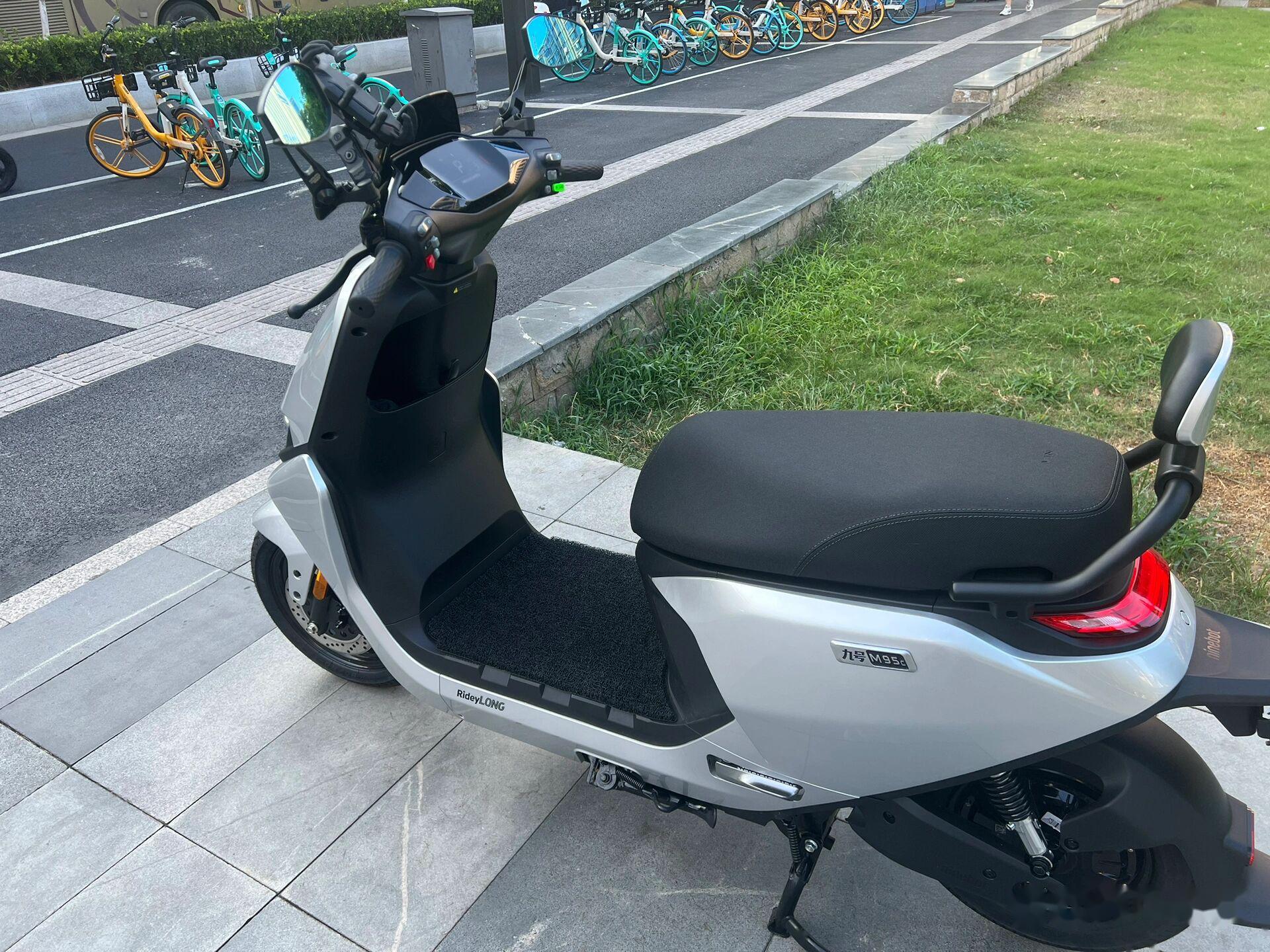 九号M95C太香了，换朝阳半热熔轮胎续航实测 3档模式两个人今天骑行60km大约_汽车杂谈社区_易车社区