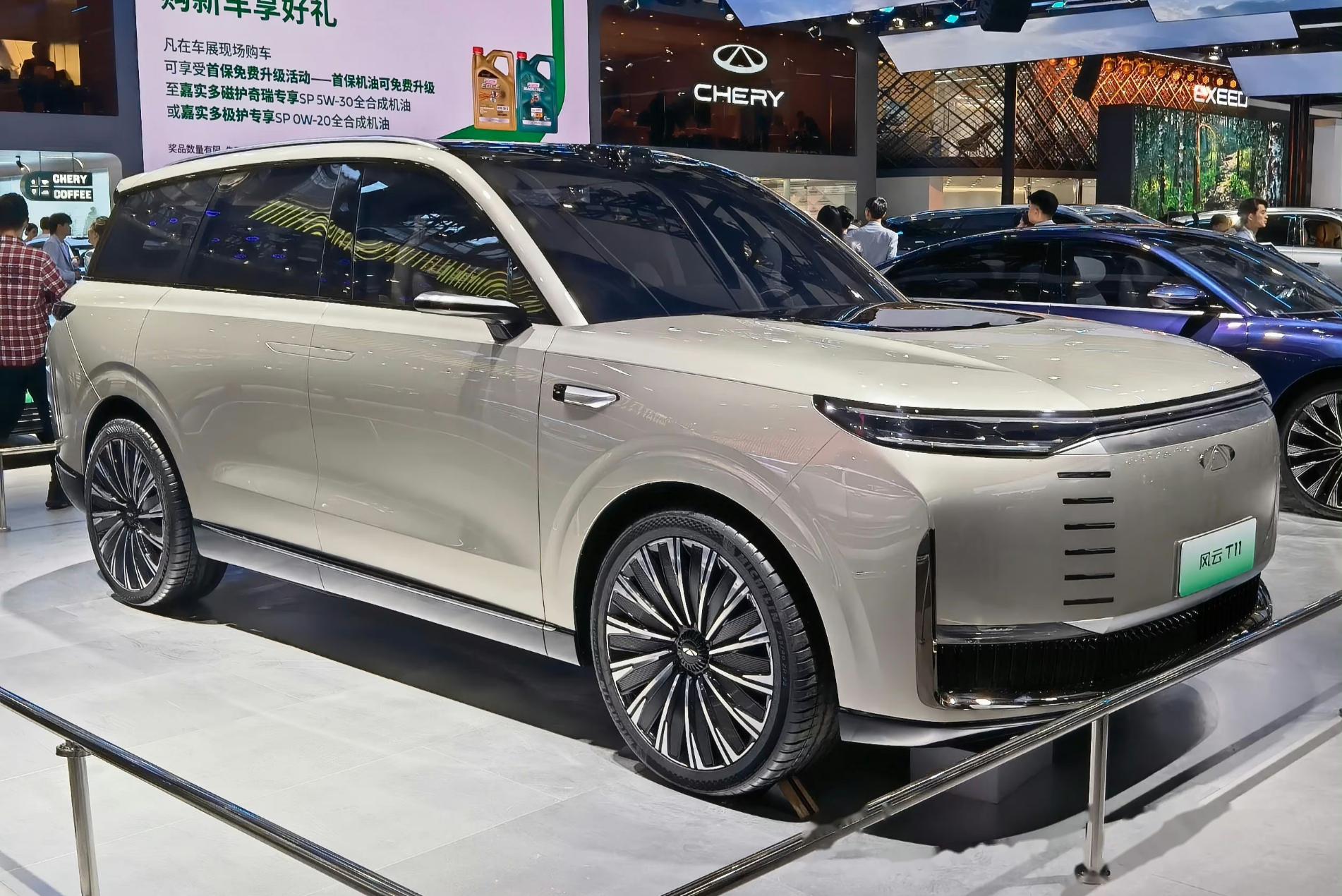 奇瑞又成功了！全新中大型插电SUV风云T11即将上市，方方正正的造型看上去十分魁_风云T11社区_易车社区