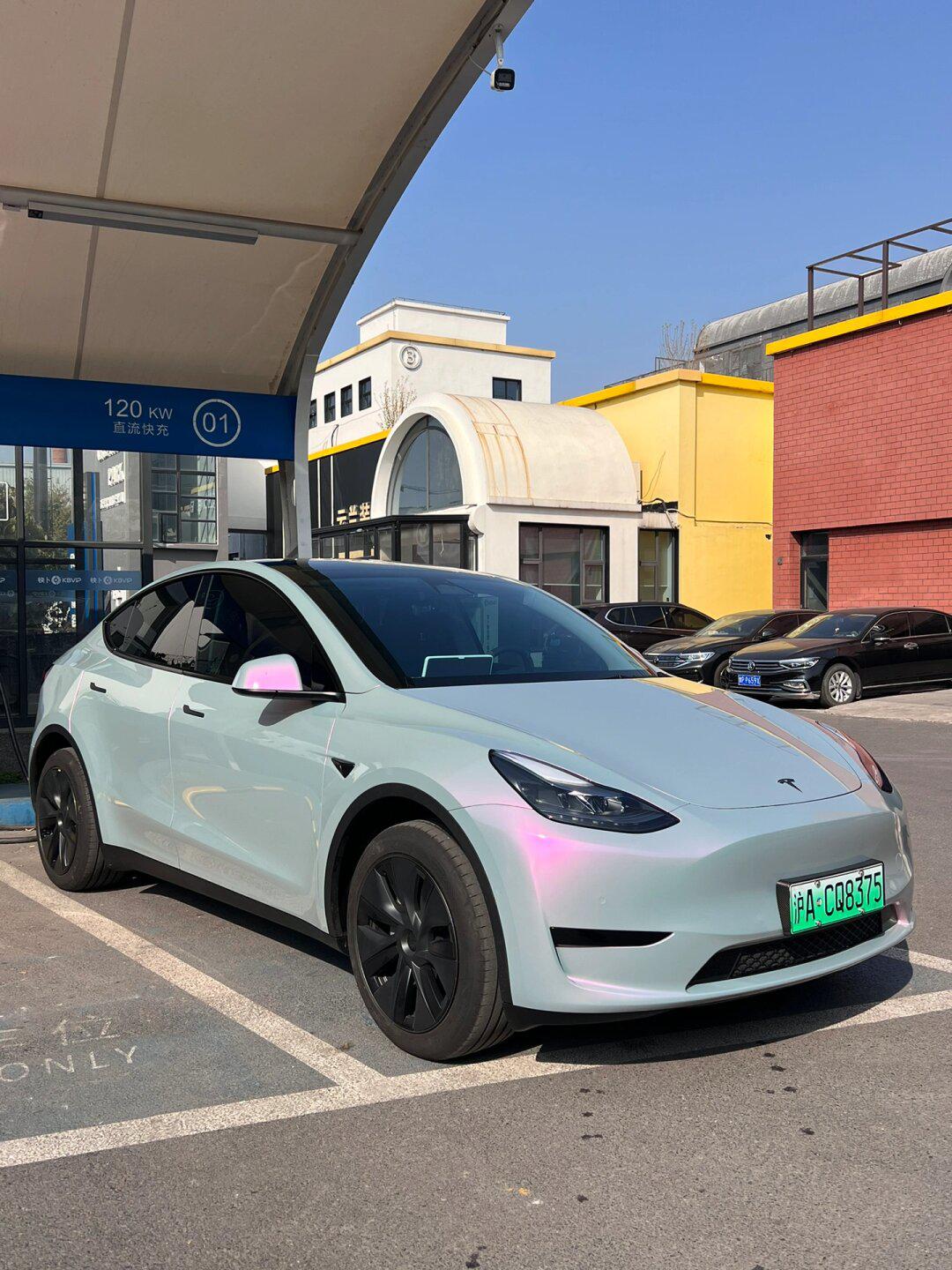 某些角度这颜色还挺好看_Model Y社区_易车社区