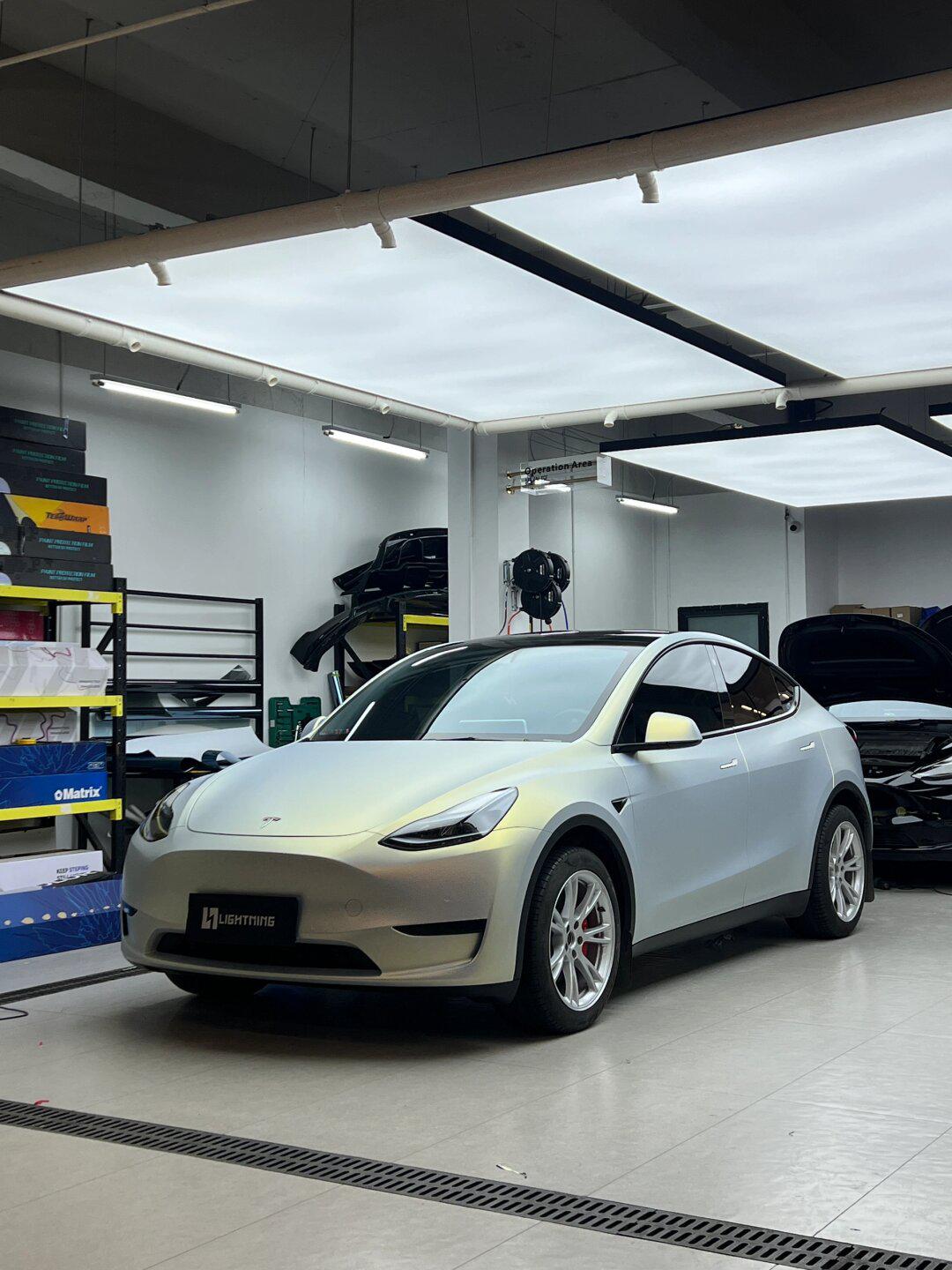 Model Y｜这个色 给你日照金山同款的治愈_Model Y社区_易车社区