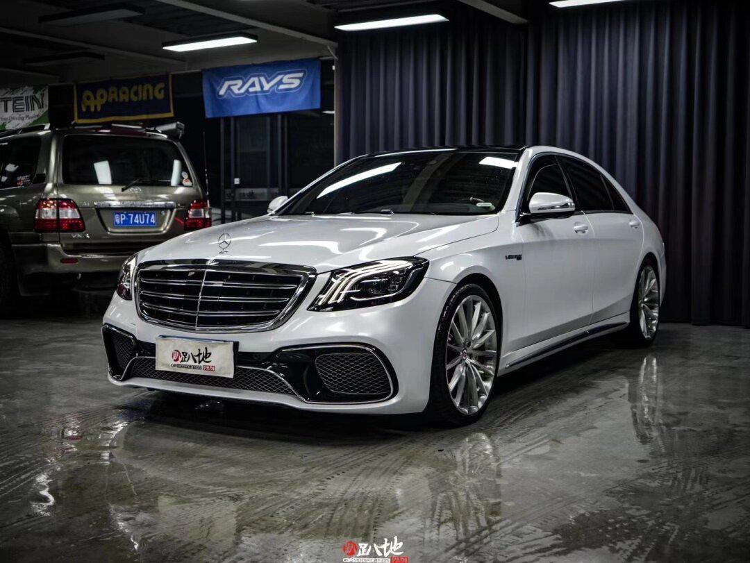 奔驰S级W222后期升级S65AMG运动款大包围套件_奔驰S级社区_易车社区