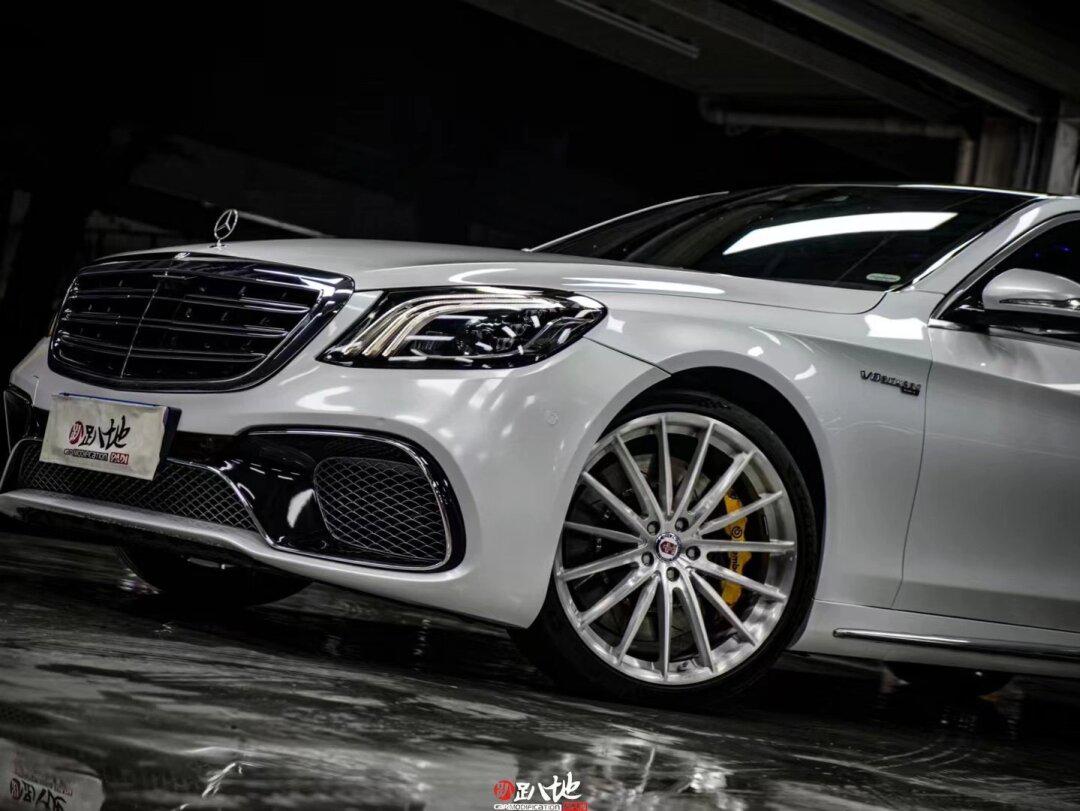 奔驰S级W222后期升级S65AMG运动款大包围套件_奔驰S级社区_易车社区