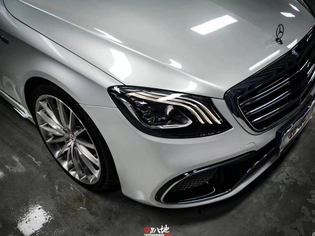 奔驰S级W222后期升级S65AMG运动款大包围套件_奔驰S级社区_易车社区