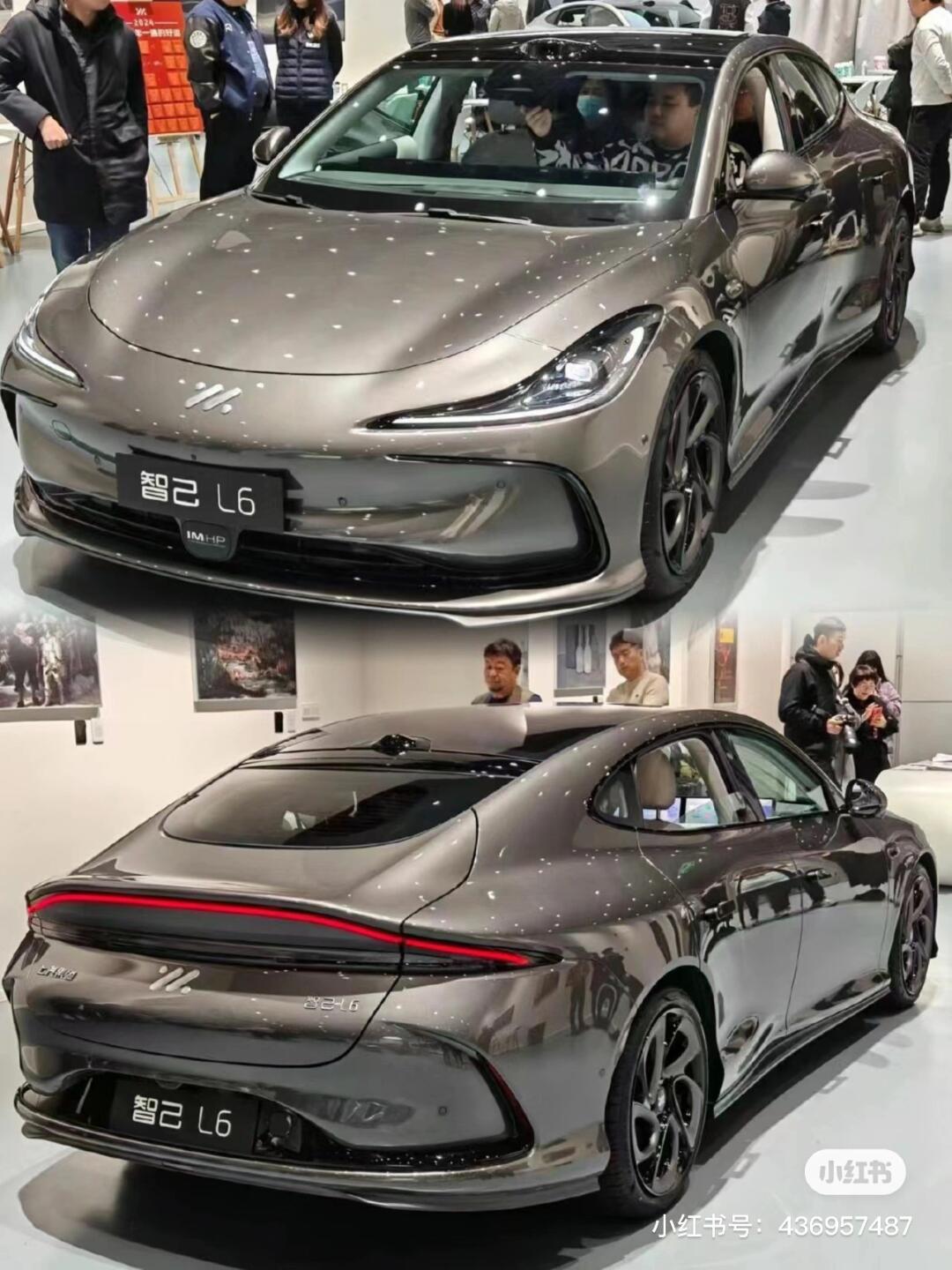 最美轿跑智己L6多图曝光! 智己L6 智己LS6 最美轿跑新能源汽车智己L6灰色_智己L6社区_易车社区