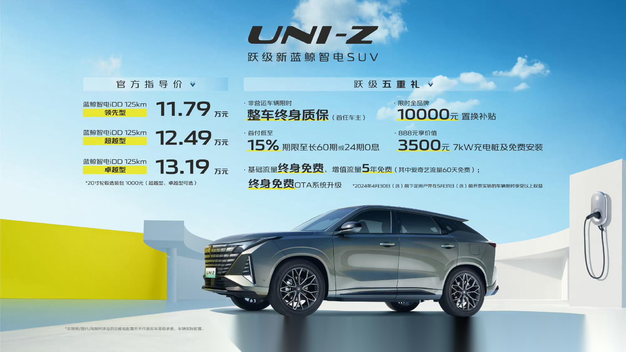 长安UNI-Z正式上市售价11.79万-13.19万元_长安UNI-Z新能源社区_易车社区
