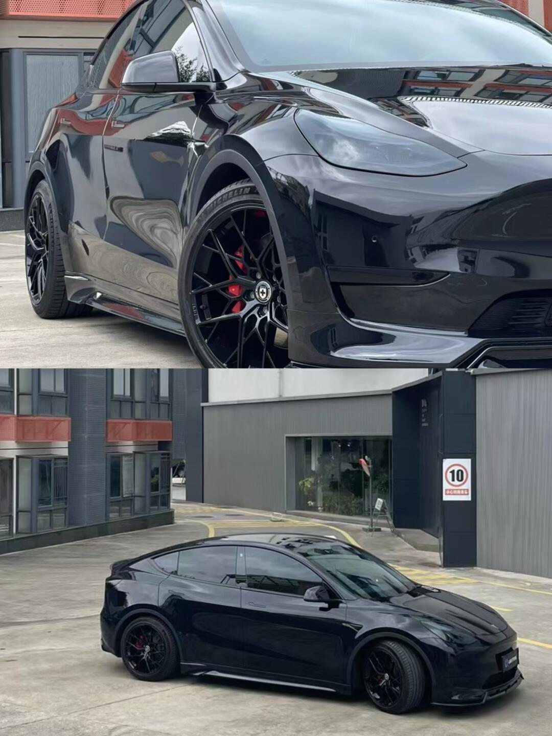 Model Y｜就没见过这么帅的黑武士🖤_Model Y社区_易车社区