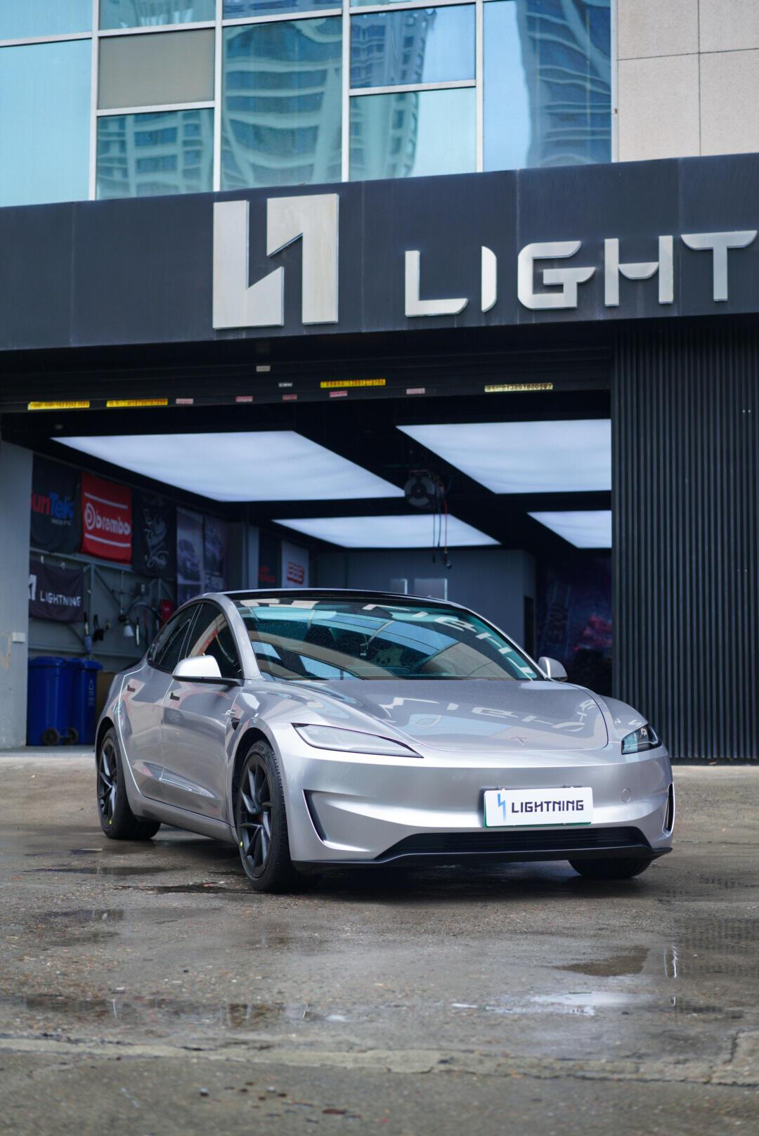 Model 3P｜GT银即可刻照片帅炸了💥_Model 3社区_易车社区