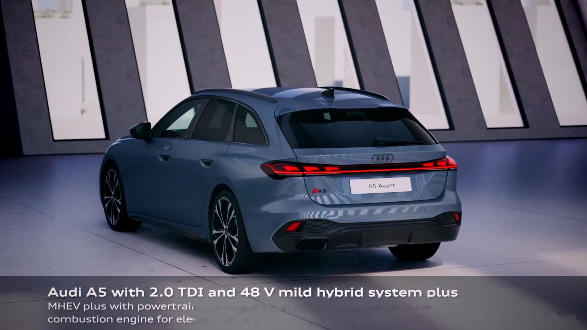 奥迪A5混动系统有些看点，48V的MHEV有别于市场上大部分的常见技术形态，具备_奥迪A5社区_易车社区