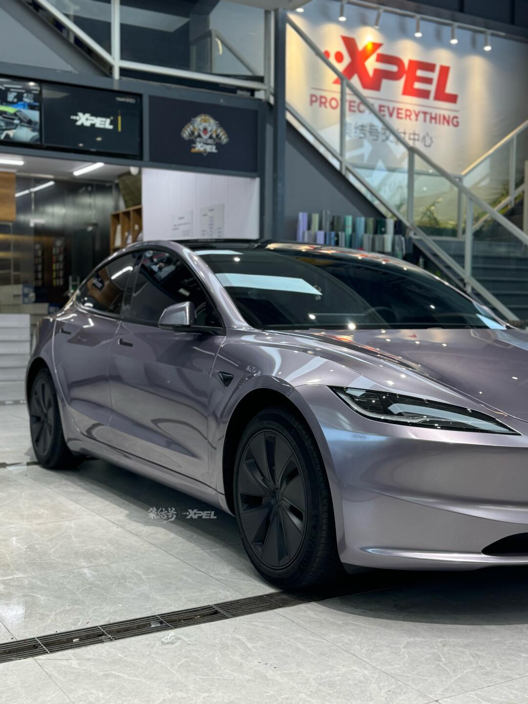 能封上神的特斯拉model3改色，绝绝紫_Model 3社区_易车社区