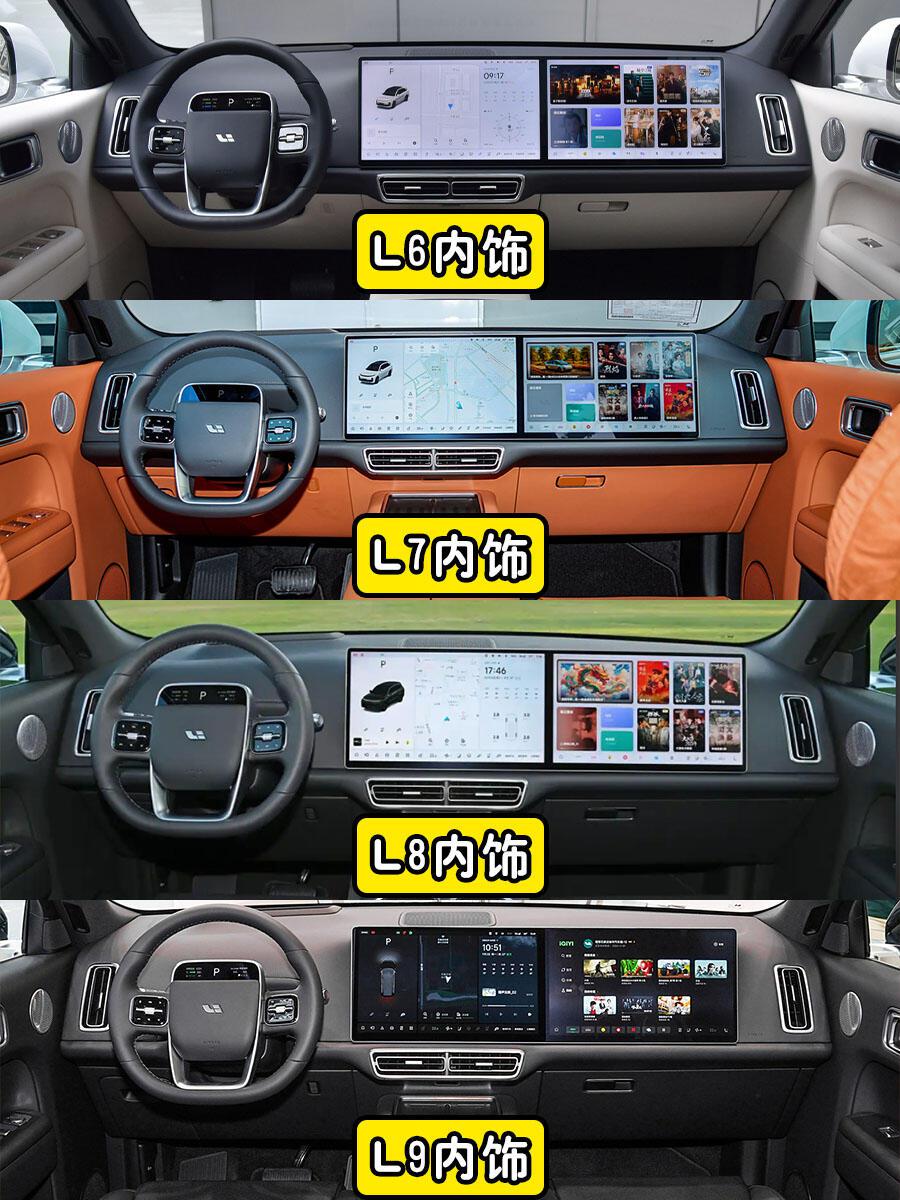 一文看懂理想L6、L7、L8、L9区别对比_理想L9社区_易车社区