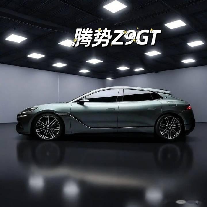 腾势z9GT青色真的好帅，车漆在不同光线下明暗变化很诱人。_腾势Z9社区_易车社区