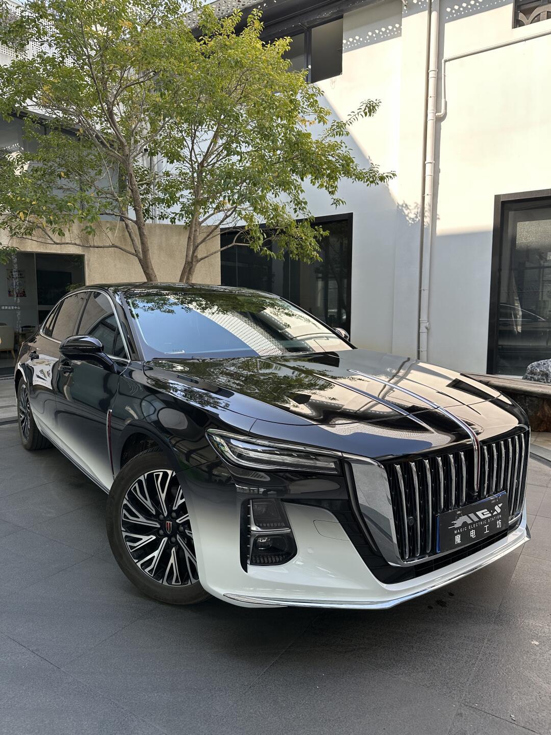 红旗H5车主看过来，黑白双拼改色要这么改！_红旗H5社区_易车社区