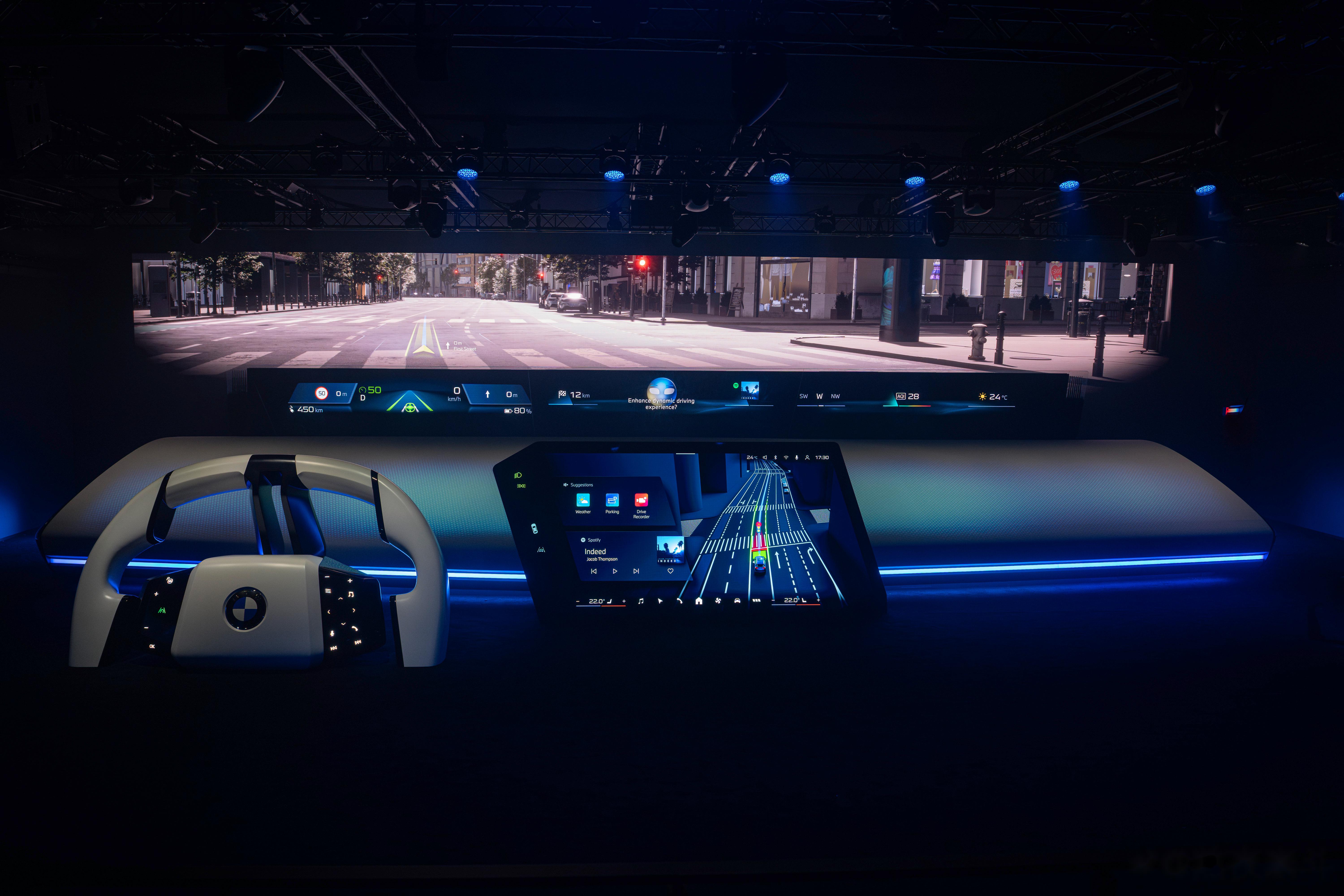 宝马全景视野BMW Panoramic Vision视平线全景显示和3D抬头显示_远景社区_易车社区