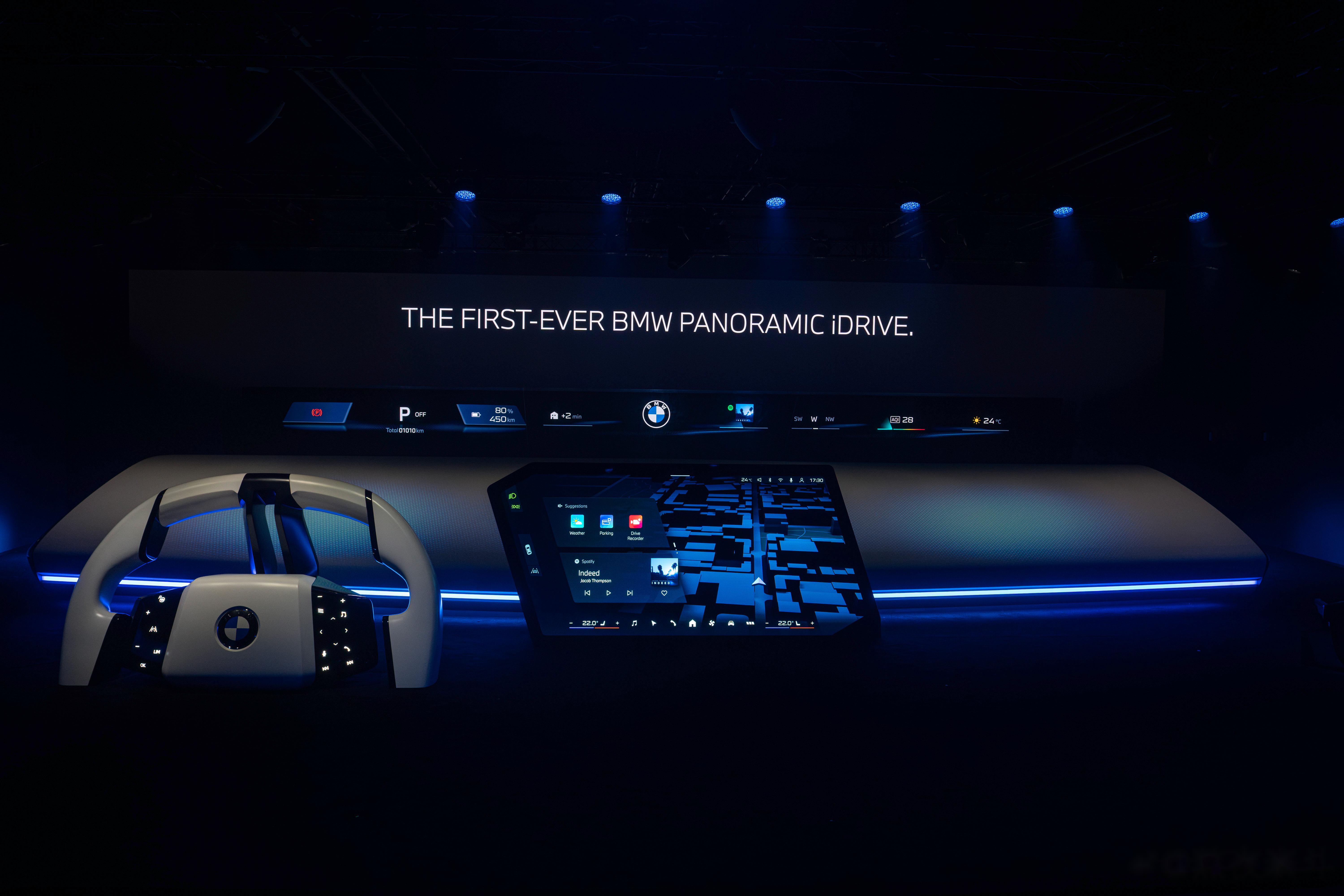 宝马全景视野BMW Panoramic Vision视平线全景显示和3D抬头显示_远景社区_易车社区