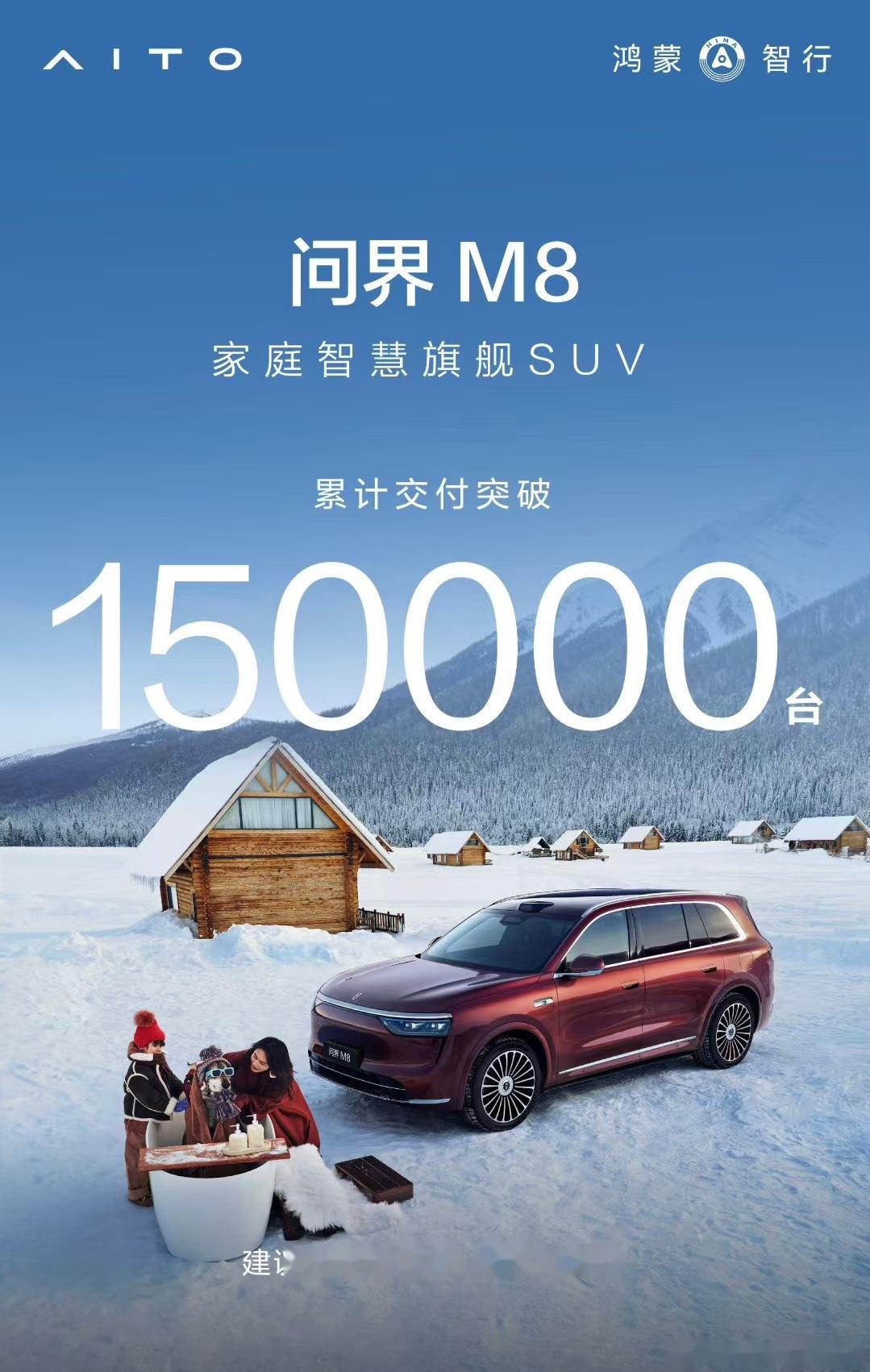 最新的两个成绩单显示，问界 M8 的交付量已突破 15 万台；智界汽车在 12 _问界M8社区_易车社区